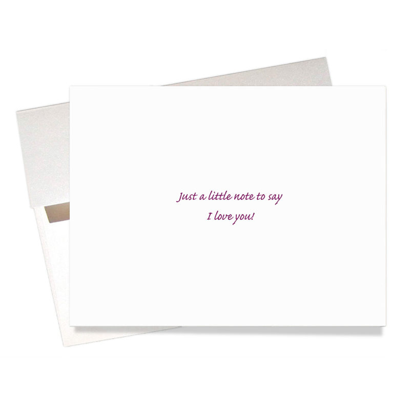 Love from the bottom of my heart affection or anniversary card ...
