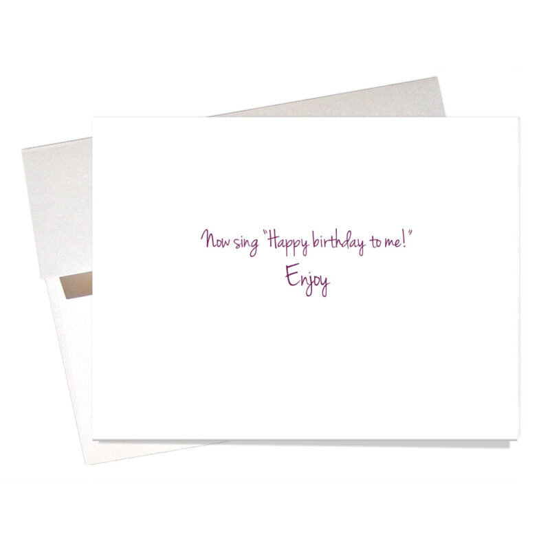 "Do-it-Yourself Singing Balloon-a-Gram" Birthday Card - Tickle Cards