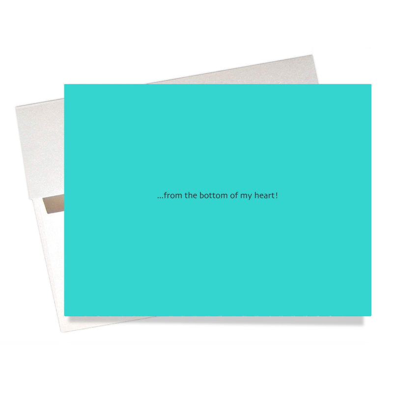 "Love from the Bottom of My Heart" Affection or Anniversary Card ...